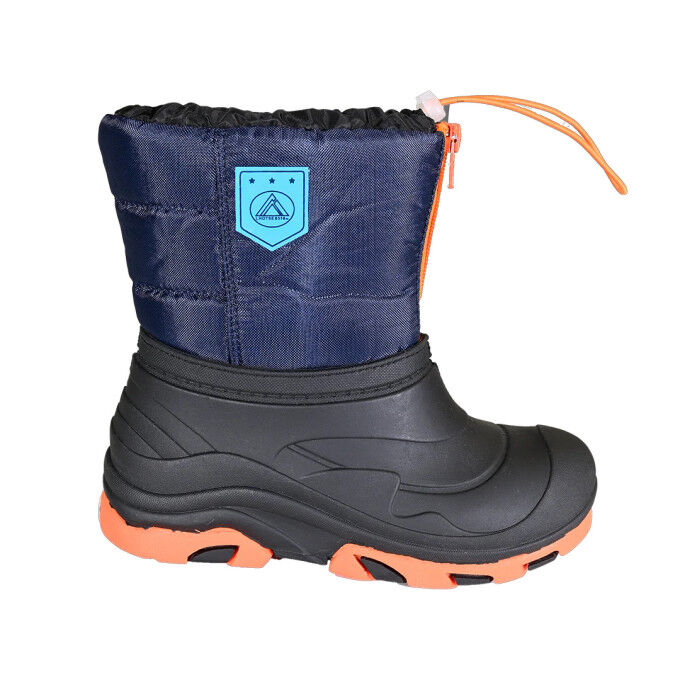 Botas de invierno Junior LHOTSE Patullo - AZUL MARINO/NARANJA