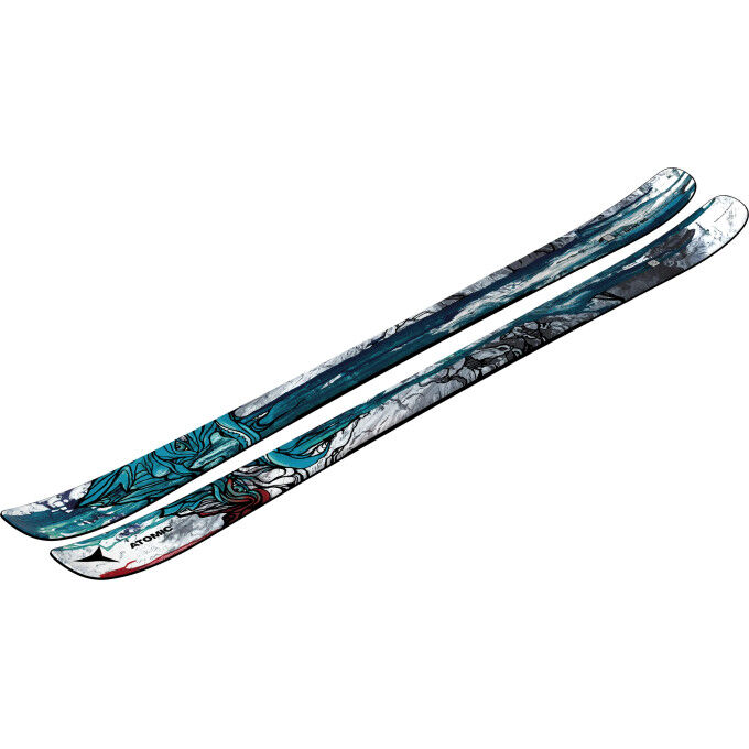 Atomic N BENT 85 Blue/Red ski package with bindings