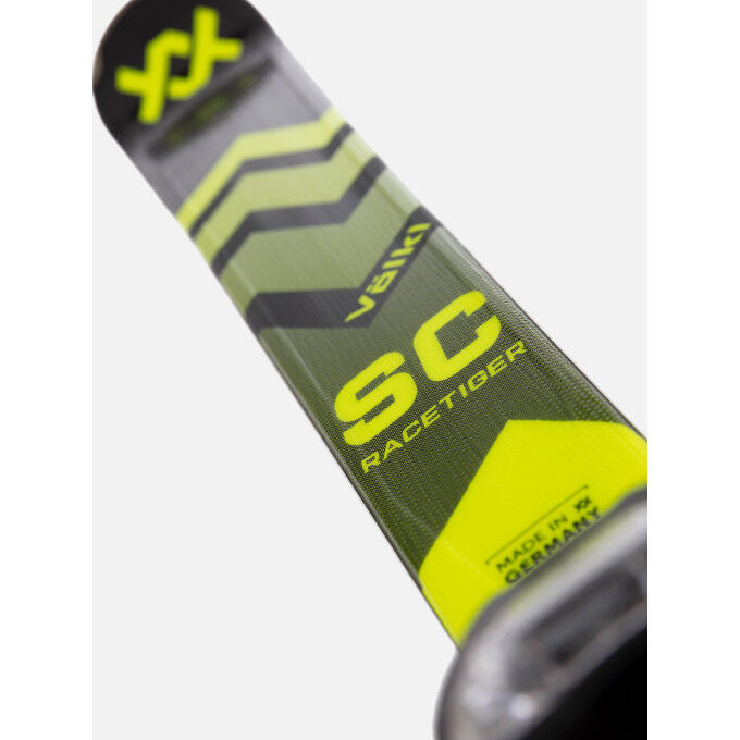 Pack de skis Völkl RACETIGER SC YELLOW+VMOT 10 GW BLK
