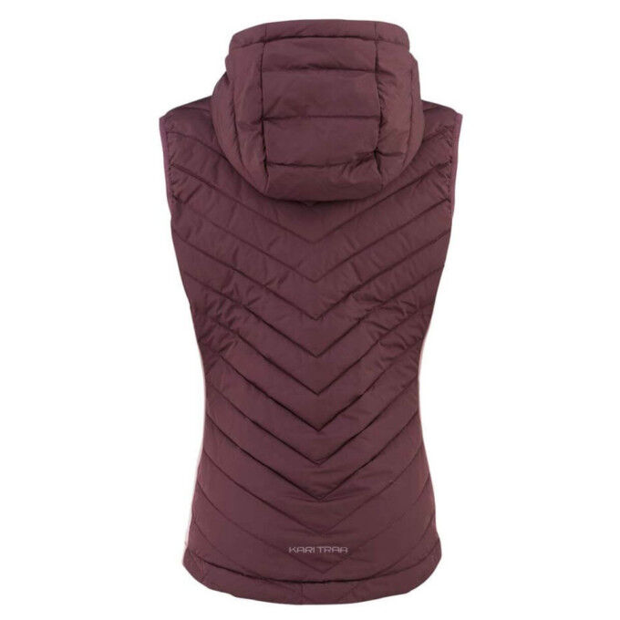 Kari Traa Eva Down Syrup: the all-terrain sleeveless down jacket