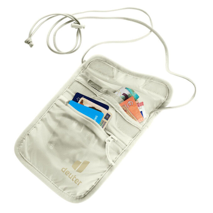Deuter Security Wallet II - Bone: lightweight and secure travel pouch
