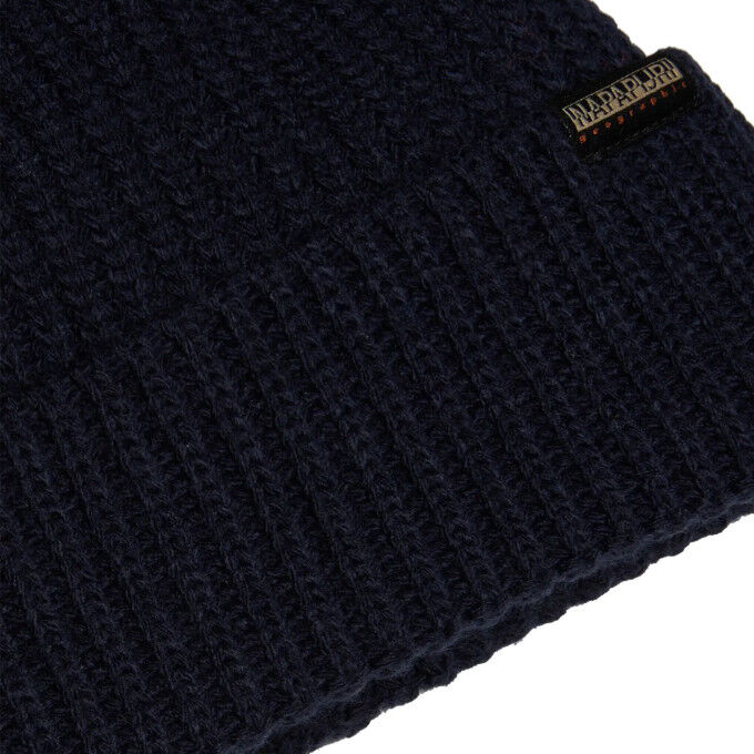 Gorro para hombre Napapijri Foli 3 Blu Marine: estilo urbano y comodidad invernal