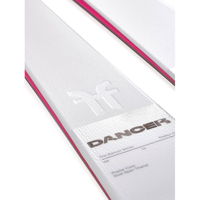 Pack de skis de piste Faction Dancer 79 White + fixations
