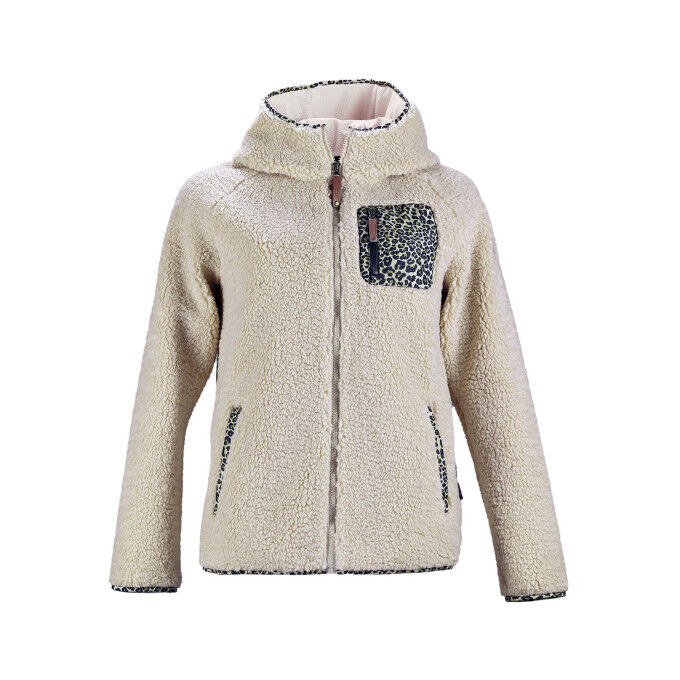 Angele Denise - Chic and comfortable women's hooded fleece jacket