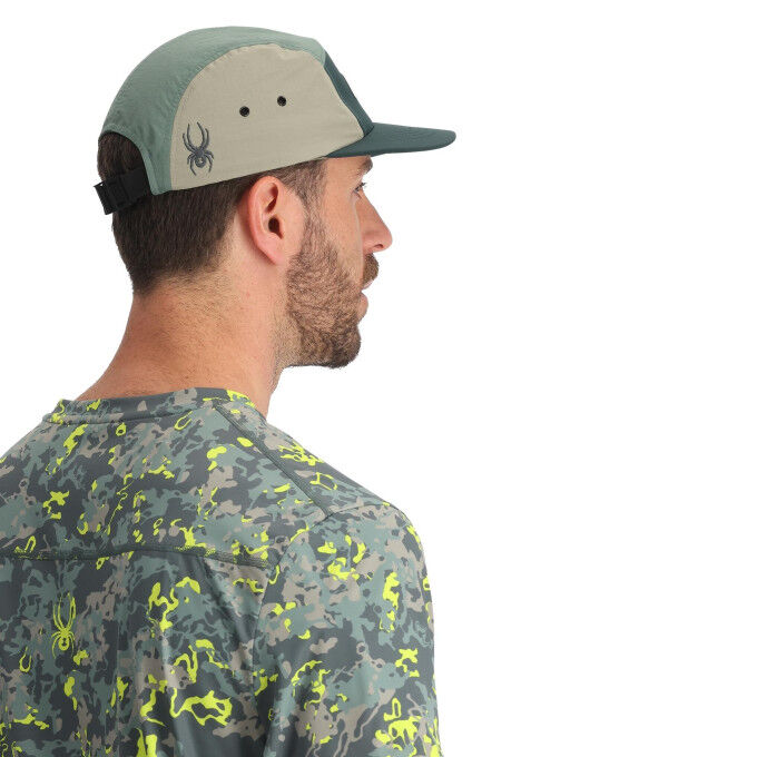 SPYDER CANYON 5 PANEL – Technical cap made from recycled polyester