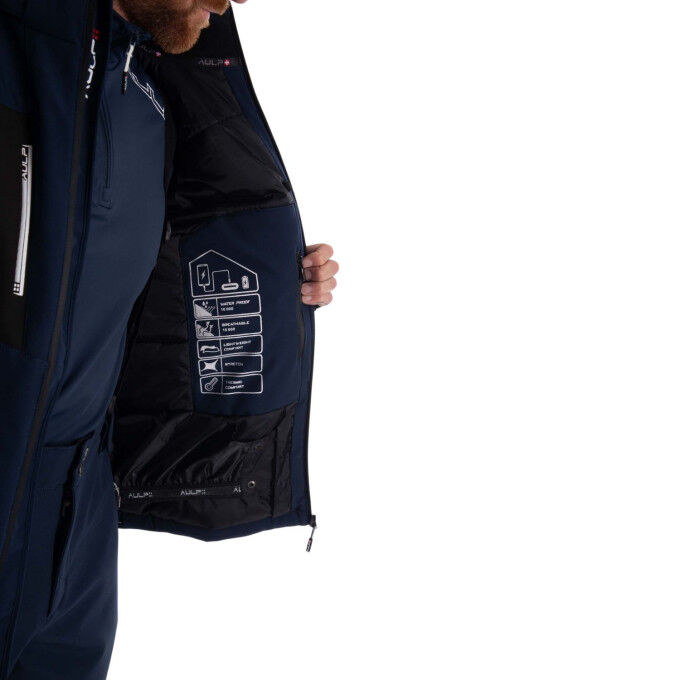 Veste ski softshell Homme Aulp Viggo - Confort et fonctionnalité sur piste