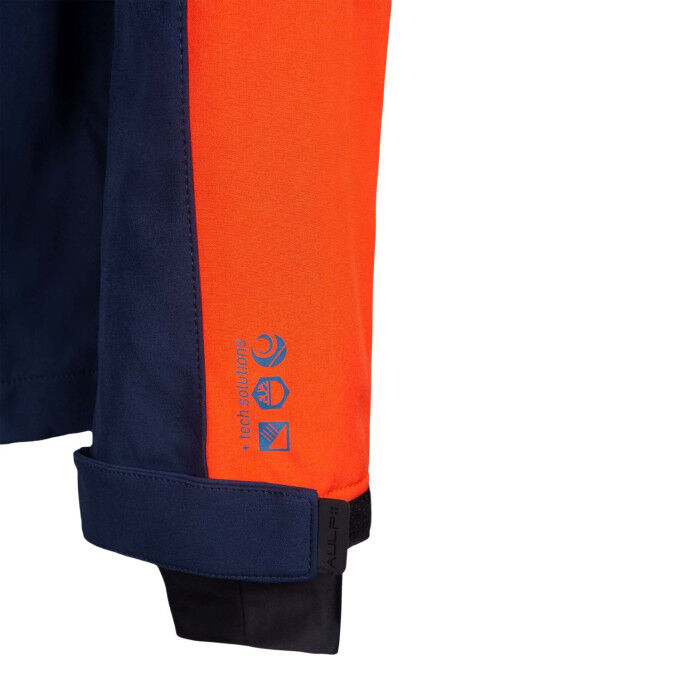 Softshell Homme Aulp Elio - Vermillon : confort et technicité mi-saison