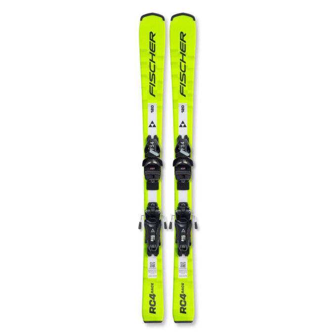 Pack skis racing Fischer RC4 RACE JR (70-120) JRS + fix FS 4 CA JRS