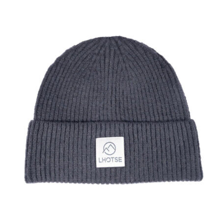 LHOTSE Piou unisex cuffed beanie - Anthracite