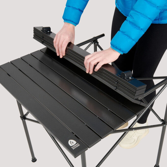 Sierra Designs EASY ROLL UP ALUMINIUM Table - Specks-Sports