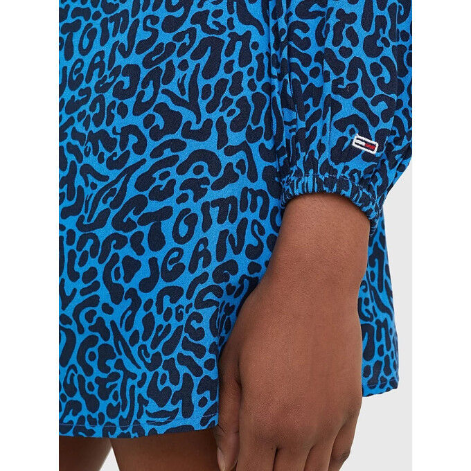 Shirt dress - Tommy Hilfiger - TJW ANIMAL PRINT RUC - Animal Print