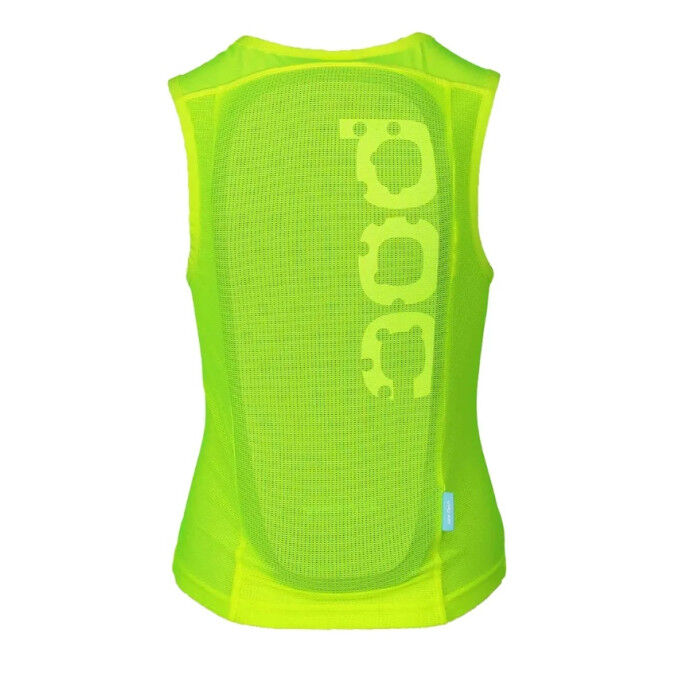 Children's sleeveless jacket Poc POCITO VPD AIR VEST Yellow/Green Fluo