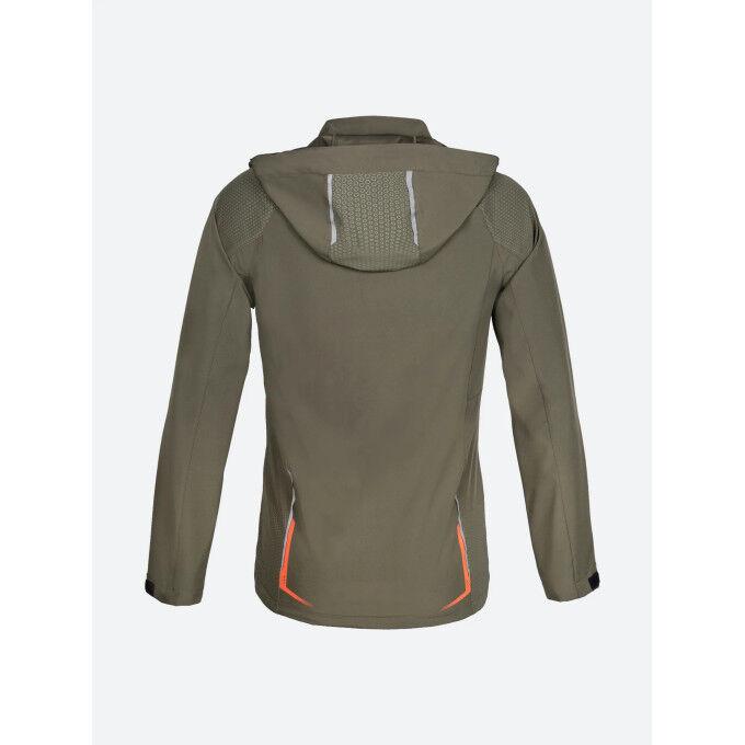 Veste softhsell homme de Aulp - Kaki