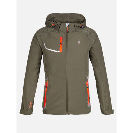 Veste softhsell homme de Aulp - Kaki